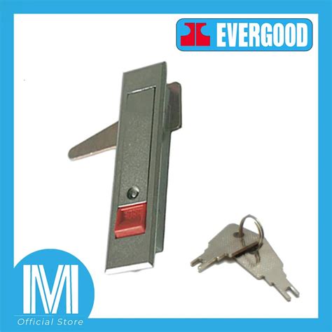 Evergood Push Button Cabinet Panel Board Lock With Key Silver Lazada PH