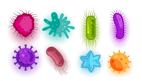 Set Of Different Virus And Bacteria Shapes • José Mª López Jiménez