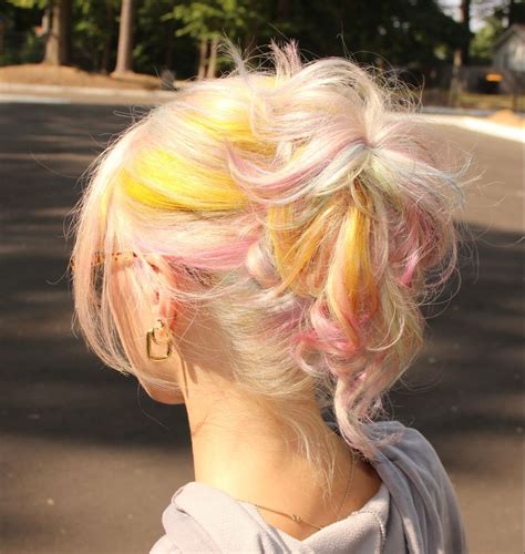 Opal Sorbet Dyed Hair Long Hair Styles Hair Highlights