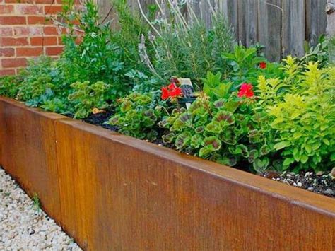 Corten Garden Retaining System Cor Ten Steel Nz