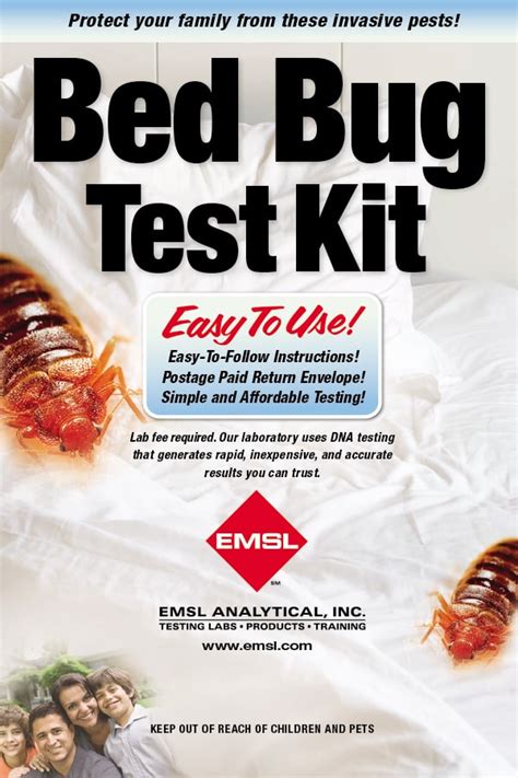 Bed Bug Test Kit Emsl Free Test Kits