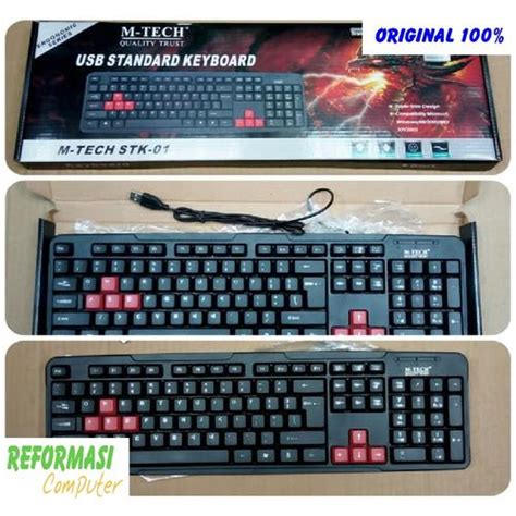 Jual Keyboard Komputer Kabel Usb Jakarta Barat Reformasi Computer Tokopedia