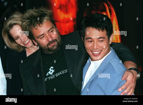 Luc Besson And Jet Li Kiss Of The Dragon Film Prem Century City Los