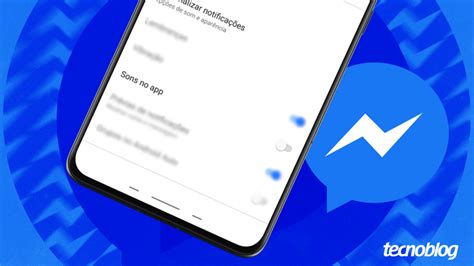 Como tirar ou mudar o som de notificação do Messenger Tecnoblog