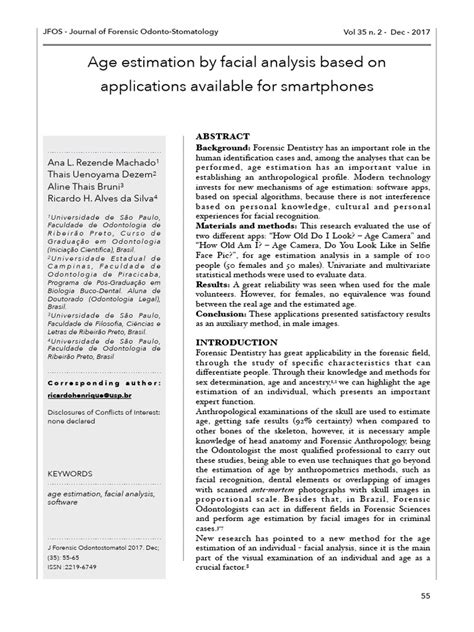 Age Estimation By Facial Analysis Based Pdf Principal Component Analysis Regression Analysis