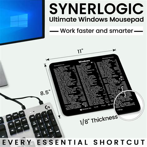 Synerlogic Windows 10 Ultimate Keyboard Shortcut Reference Guide