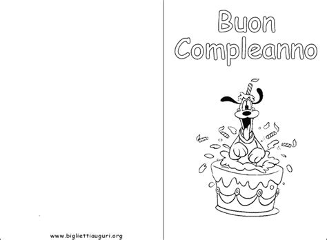 Biglietto Compleanno Da Stampare