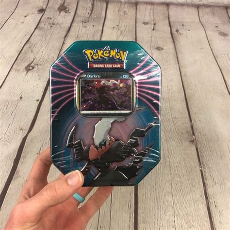 Pokemon Toys Nwt Pokemon Darkrai Knockout Tin 22 Poshmark