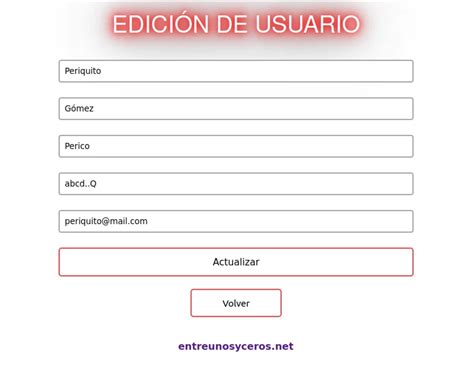 Crud En Php Y Mysql Crea Uno B Sico Para Ver C Mo Trabaja