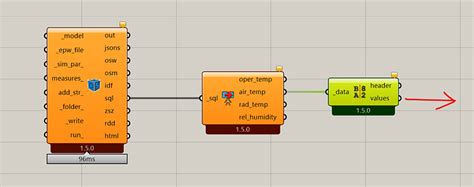 Grabbing Hourly Temperature From Honeybee Energy Model Output