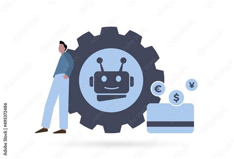 Robotic Process Automation RPA System Concept Artificial