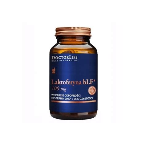 Doctor Life Laktoferyna bLF 100mg 30 kapsułek opinie cena mybionic pl