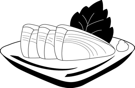魚料理05 刺身 食（料理・食材）の無料イラスト素材 イラストポップ