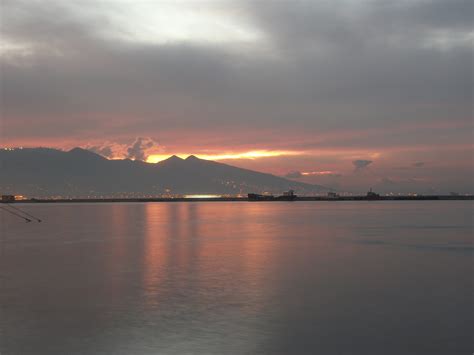 Wallpaper Sunlight Mountains Sunset Sea Bay Lake Reflection