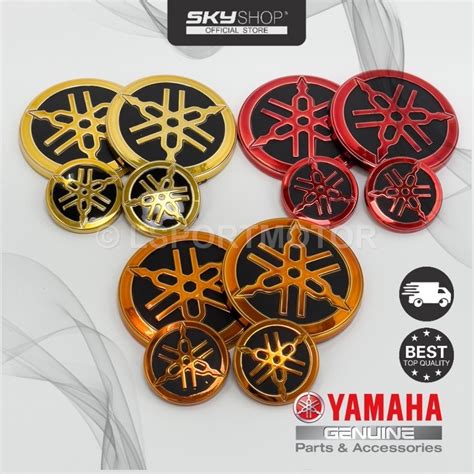 Yamaha Y15zr Emblem Logo Body Logo Set Goldredorange Ysuku Y15 Y15z