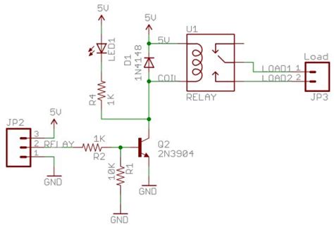 Arduino 5v Relay Schematic