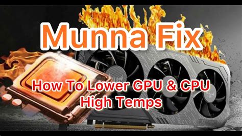 How To Fix Overheating Or Lower High Gpu And Cpu Temperatures While Gaming On Modern Warfare 2