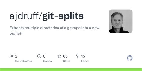 Github Ajdruffgit Splits Extracts Multiple Directories Of A Git