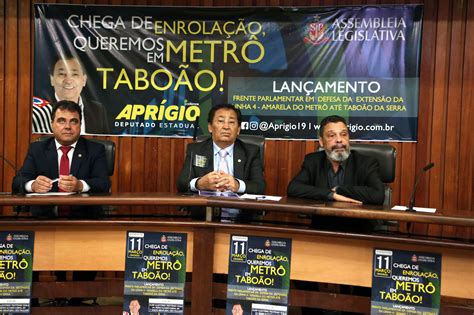 Extensão Do Metrô Até Taboão Da Serra é Tema De Frente Parlamentar