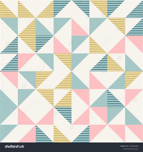 Abstract Geometric Diamond Shapes Geo Print Stock Vector Royalty Free 1372822508 Shutterstock