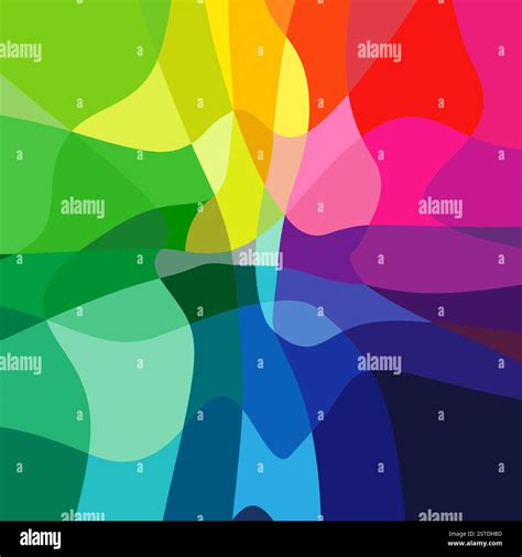 Abstract Stained Glass Colorful Texture Artistic Background Copy Space Design Graphic