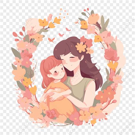 Lovepik صورة Psd 380034833 Id الرسومات بحث صور كرتون الأم وابنتها