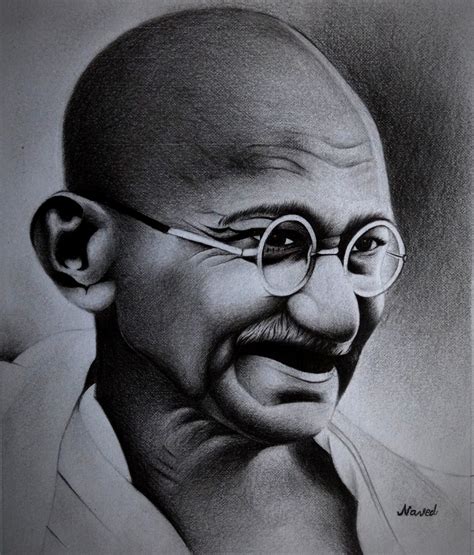 Mahatma Gandhi Pencil Art Images At Nathan Brodzky Blog