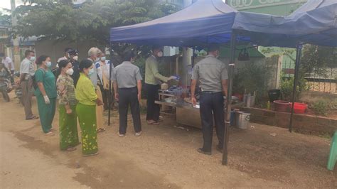 လဲချားမြို့တွင် စားသောက်ဆိုင်များအား ကိုဗစ် ၁၉ စည်းကမ်းချက်များနှင့်အညီ