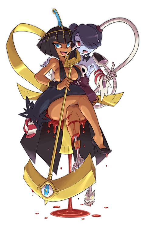Squigly Leviathan And Eliza Skullgirls Drawn By Moyoosu Danbooru
