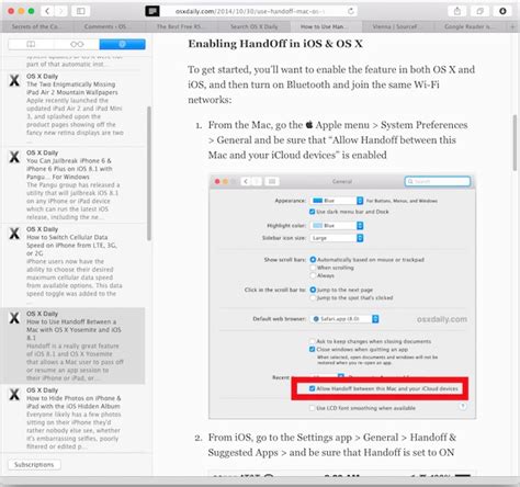 Subscribe To RSS Feeds In Safari For Mac In OS X El Capitan Yosemite