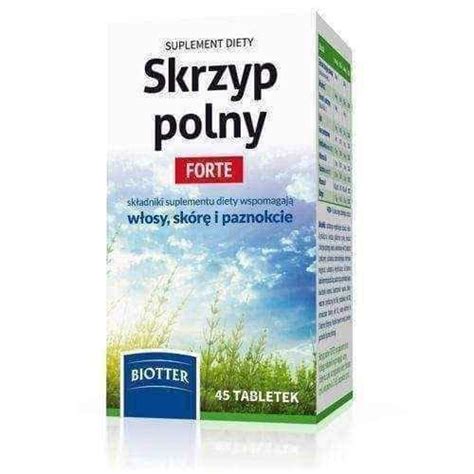 Horsetail Extract Skrzyp Polny Forte X 45 Tablets Uk Elivera Uk