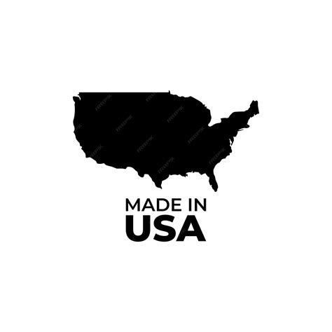 Premium Vector Made In Usa Label American Banner Template Vector