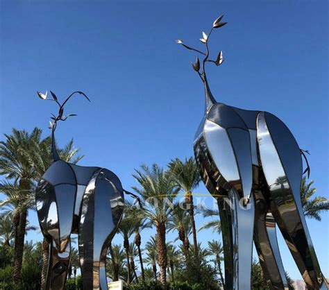 Stainless Steel Angular Sculpture Art Metal Sculpture