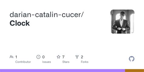 GitHub Darian Catalin Cucer Clock