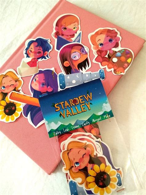 Stickers Stardew Valley Videojuego Farm Single Pack Abigail Haley Emily