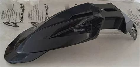 Paralama Dianteiro Pro Tork Motard Super Moto Preto Frete Gr Tis