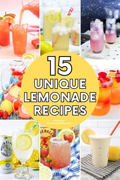15 Unique Lemonade Recipes The Soccer Mom Blog