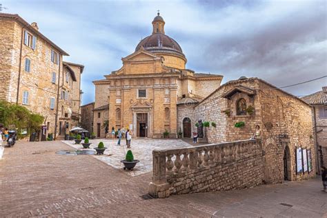 Assisi Italy July 24 2021 The Medieval Religious Christian Town Of