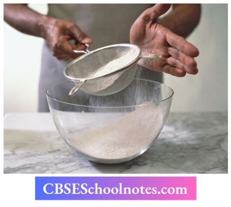 Cbse Notes For Class 6 Science Chapter 3 Separation Of Substances