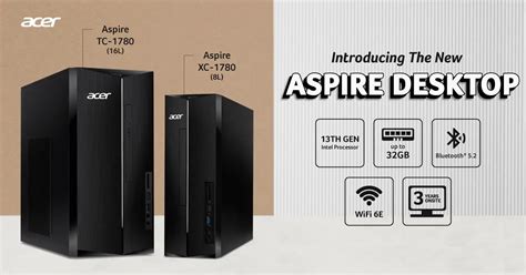 Acer S New Aspire Xc And Tc Series Desktop Arrives In Malaysia Comes With A Dvd Drive For The
