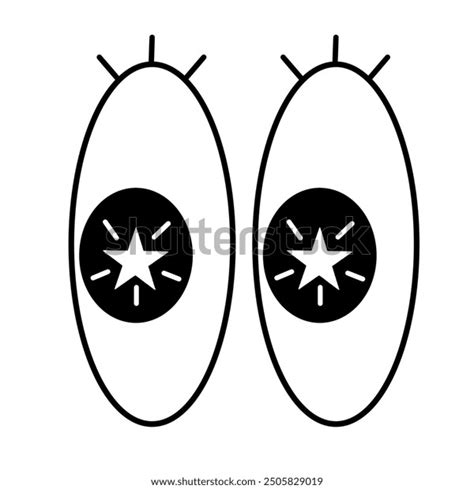 Cute Adorable Simple Shiny Sparkly Starry Stock Illustration 2505829019 Shutterstock