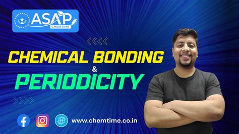 Chemical Bonding And Periodicity Crash Course Gate Iit Jam Csir