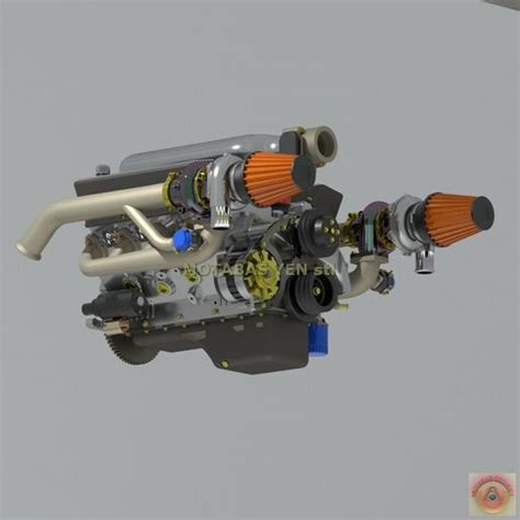 🚙 Ford 427 Turbo Engine・ Stl File For 3d Printing・cults