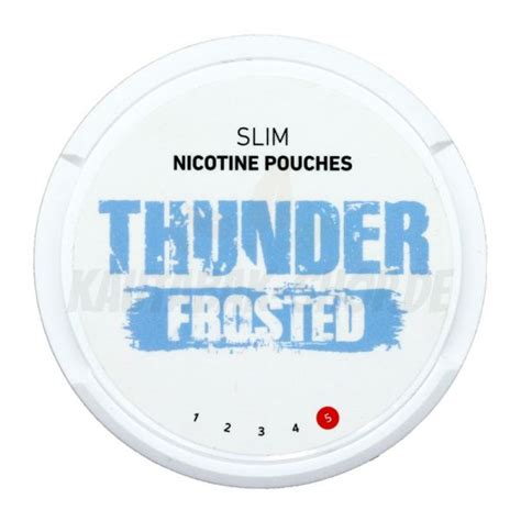 Thunder Slim Frosted Nicotine Pouches 16 8g Der Sportnahrungsdiscounter