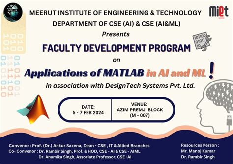 Dr Rambir Singh On Linkedin Ai Ml Matlab Fdp Intellia Miet