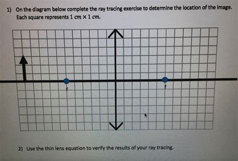 Solved On The Diagram Below Complete The Ray Tracing Chegg