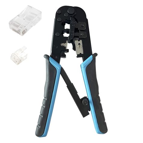 랜케이블 커넥터 압착기 스트리퍼 4p 6p 8p Rj11 Rj45 Hce7306 스트리퍼 펜치 스트립퍼 압착기