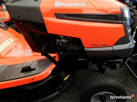 Kosiarka traktorek ogrodowy z pługiem Husqvarna CTH126 13KM Kobiele