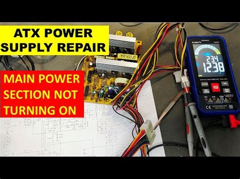 How To Repair Computer ATX Power Supply No Power On YouTube