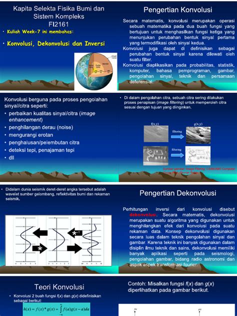 Fi2161 Week7 Konvolusi Dekonvolusi Inversi 4in1 Pdf